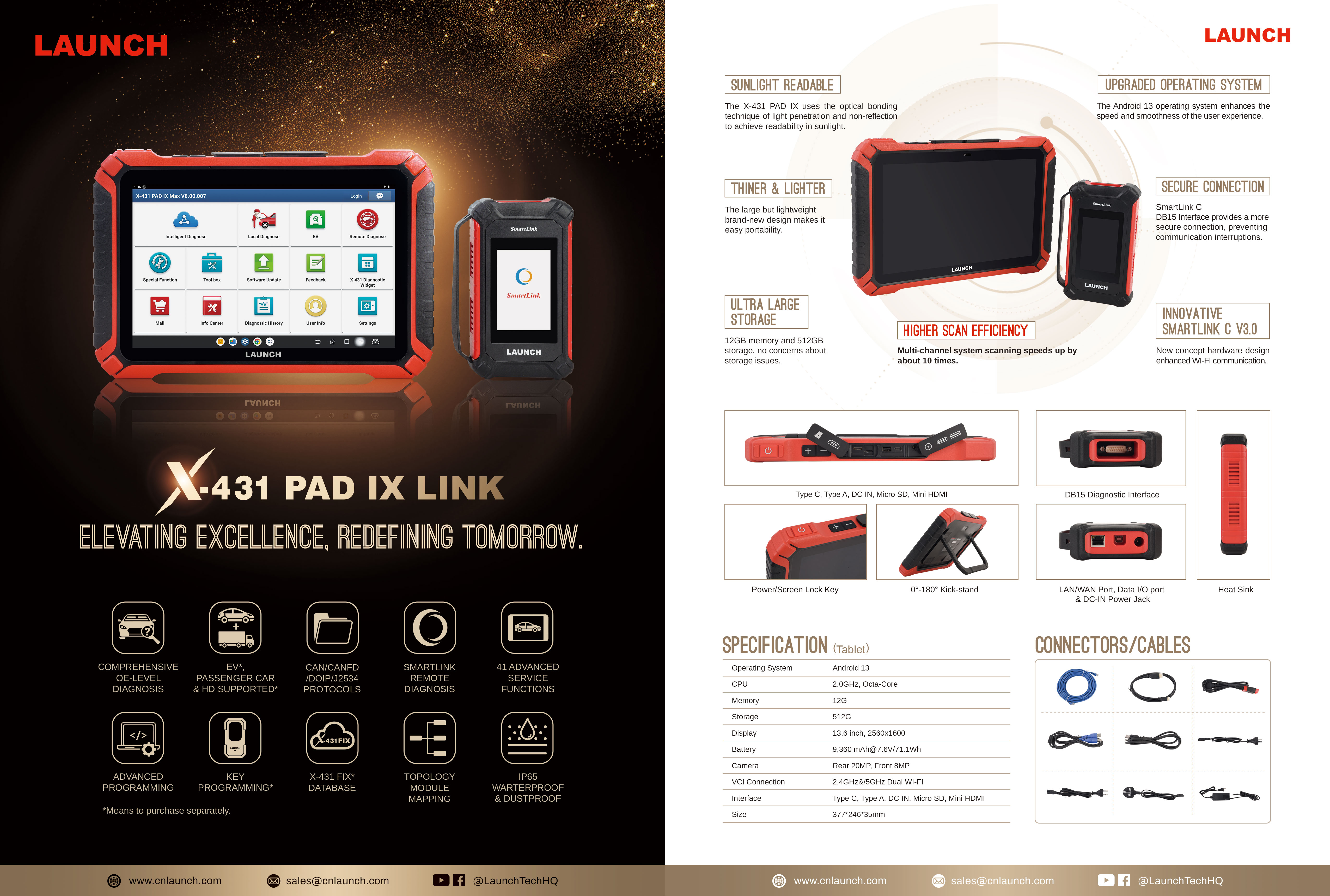 LAUNCH X-431 PAD IX LINK