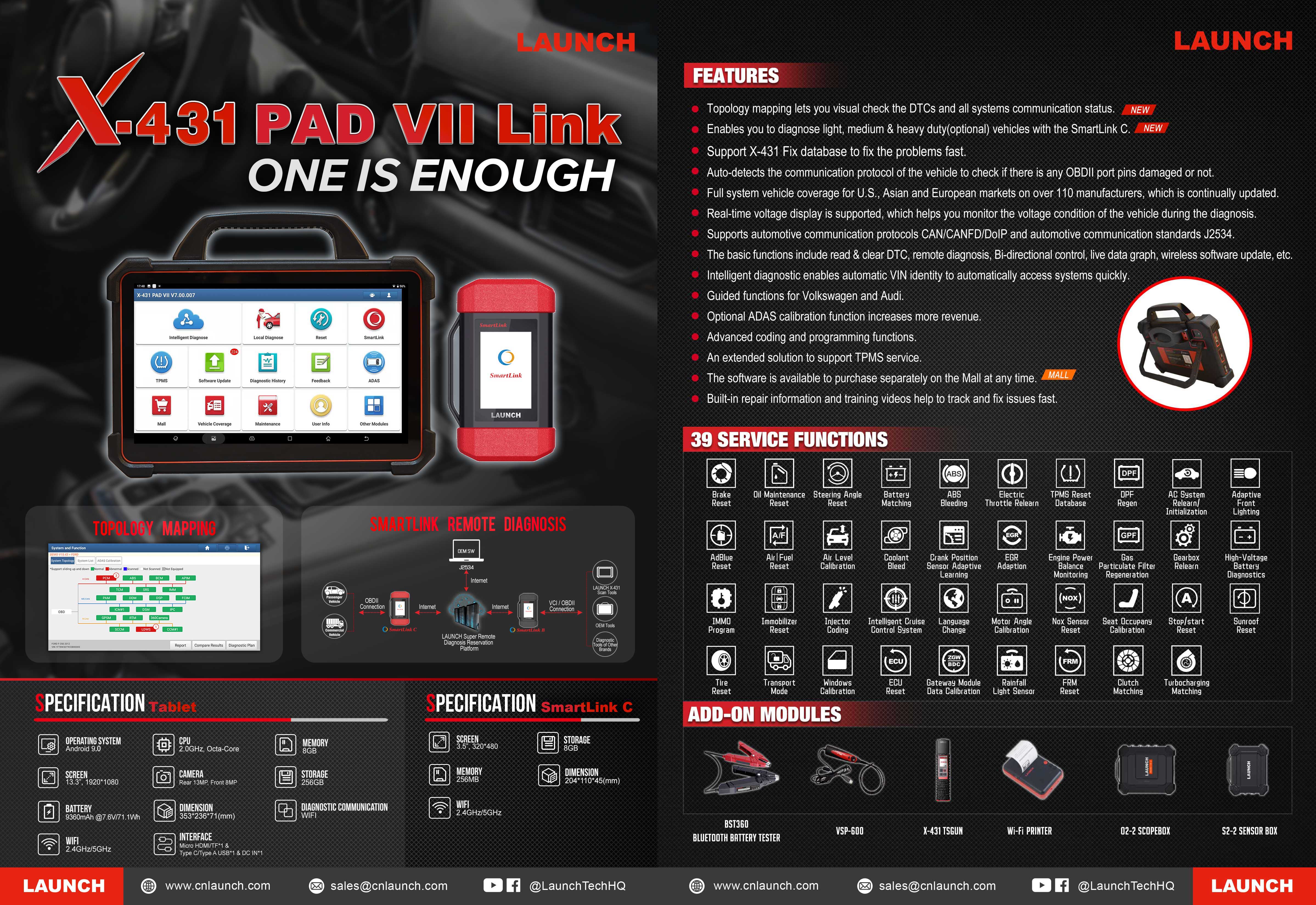 Launch X-431 PAD VII